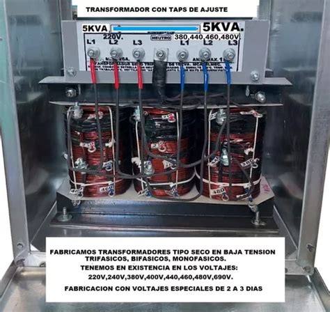 Transformador Trifasico Seco De Kva V V Meses Sin Inter S