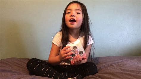 Mya S Disney Ariel Fidget Spinner Unboxing Yrs Old Youtube