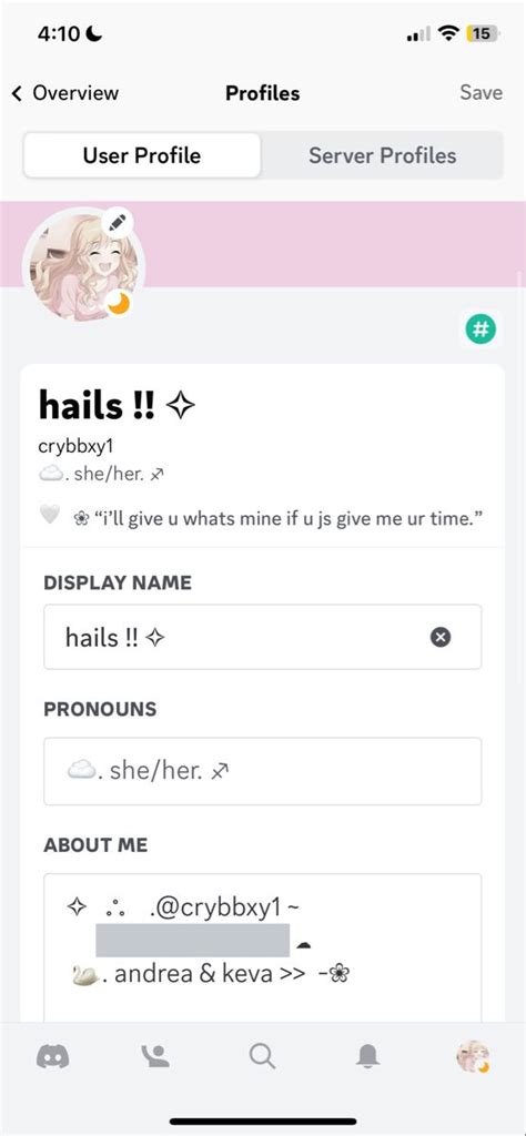 Discord Bio Discord Cute Profile Pictures Bio