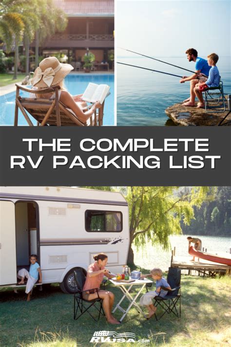 The Ultimate RV Packing List By RVUSA