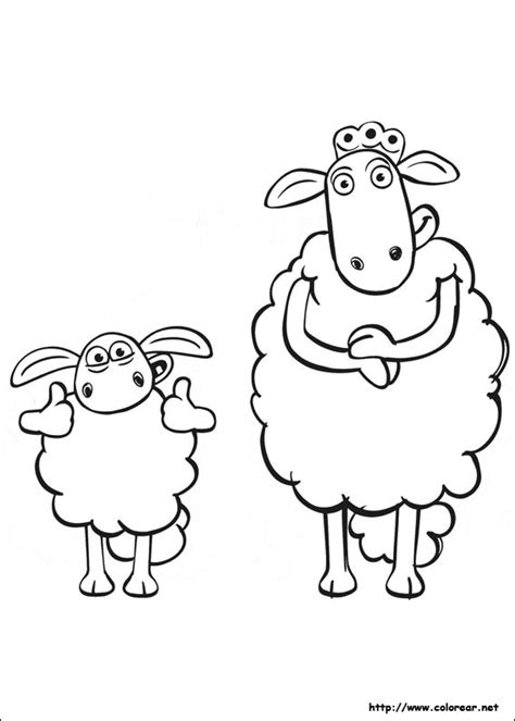 Dibujos Para Colorear De La Oveja Shaun