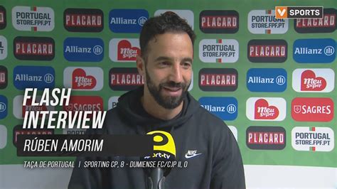 Rúben Amorim Aproveitar cada minuto para fazer a equipa crescer