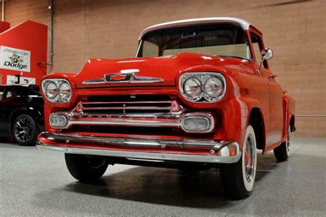 1958 Chevrolet 3100 Apache Stepside Pickup Fully Restored Show Truck