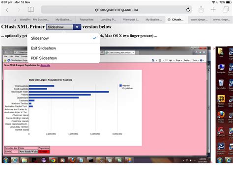 inhouse slideshow backup tidy up report viewing tutorial robert james metcalfe blog