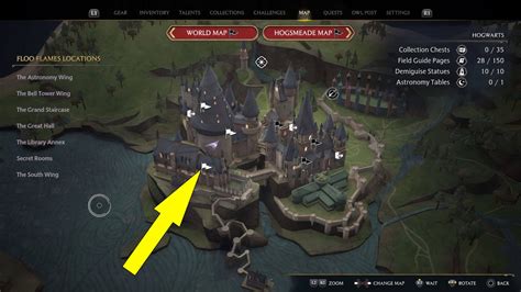 Great Hall Collection Chest Locations Hogwarts Legacy