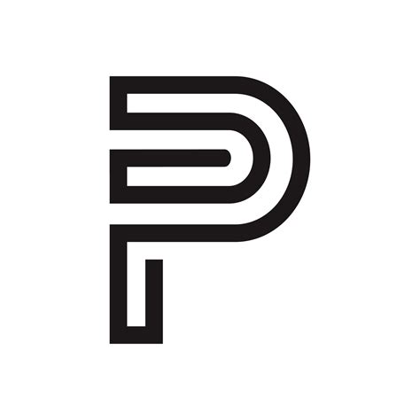 Letter P Abstract Logo 6031489 Vector Art At Vecteezy