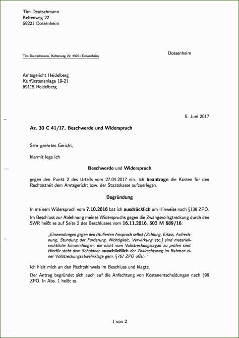 Limitierte Auflage Gez Vollstreckung Widerspruch Vorlage Vorlage