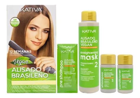 Kativa Alisado Brasileño Sin Formol Con Keratina Vegetal MercadoLibre
