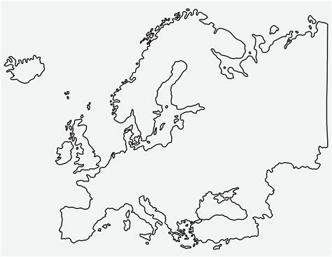 Dibujo A Mano Alzada Del Mapa De Europa 5353658 Vector En Vecteezy