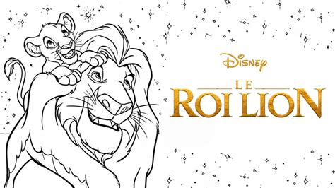 Le Roi Lion des images inédites à imprimer pour vos coloriages