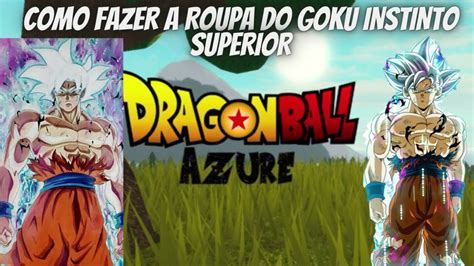 COMO FAZER ID DO GOKU INSTINTO SUPERIOR DO ROBLOX DRAGON BALL AZURE