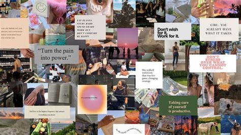 Laptop Wallpaper Vision Board Wallpaper Vision Board Collage Laptop