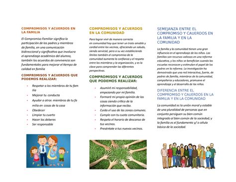 Compromisos Y Acuerdos En La Familia Compromisos Y Acuerdos En La