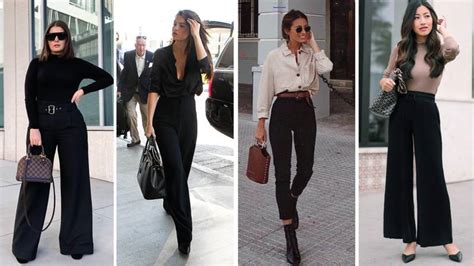 Moda 3 formas de usar calça preta de alfaiataria de forma criativa