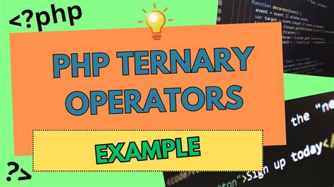 Using The Ternary Operator For Simple Conditionals In PHP YouTube