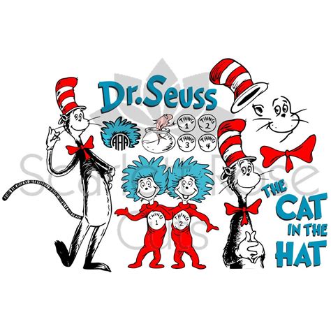 Printable Dr Seuss Svg