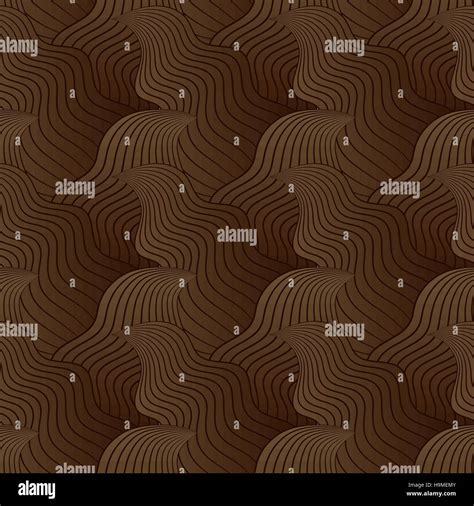 Color Seamless Abstract Hand Drawn Pattern Waves Background Stock