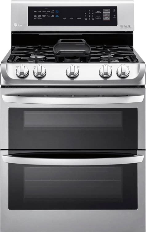 LG 6 9 Cu Ft Gas Self Cleaning Freestanding Double Oven Range With
