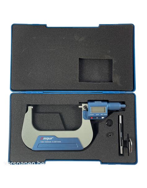 Digitale Buitenmicrometer 100 125mm X0 001mm Machines Crispyn