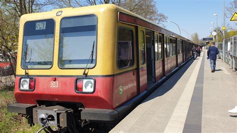 S Bahn Berlin Mitfahrt In Der Br Auf Der S S Von Pankow Bis