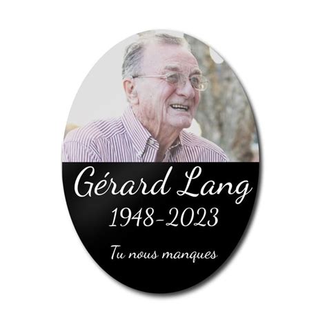 Médaillon funéraire ovale demi fond noir