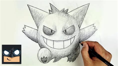 How To Draw Gengar Pokemon Sketch YouTube
