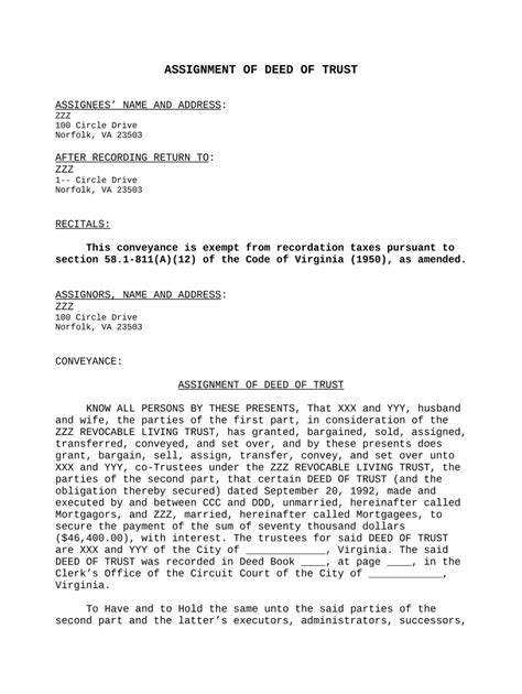 Virginia Deed Trust Complete With Ease AirSlate SignNow