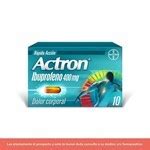 Actron 400 Mg X 10 Capsulas Blandas Actron Venta Libre Farmacias Sabin