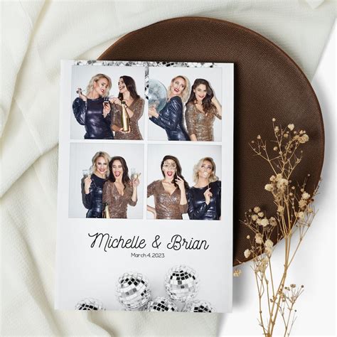 Photo Booth Strip Template Wedding Photo Booth Overlay Photo Booth
