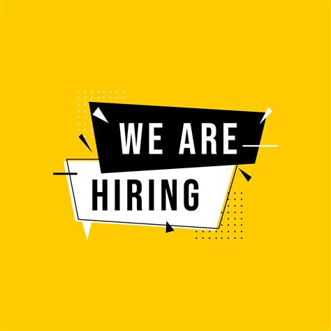 We Are Hiring Banner Flat Design 5610243 Vector Art At Vecteezy