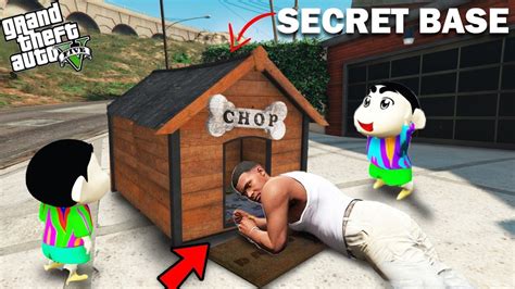 GTA 5 Shinchan Pinchan Franklin Find A Secret Base Under Chop