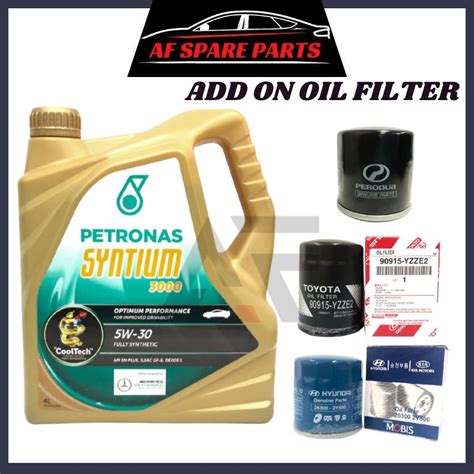 PETRONAS Syntium 3000 5w 30 Minyak Enjin Kereta Fully Synthetic Minyak