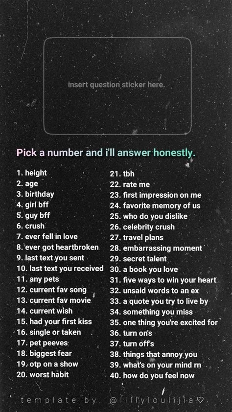A Black And White Photo With The Words Pick A Number And I Ll Answer
