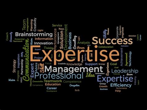 Premium Vector Word Cloud Background Concept For Expertise Business