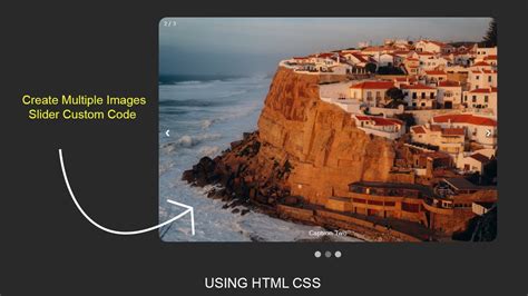 Create Multiple Images Slider Custom Code Using Html Css Js Youtube