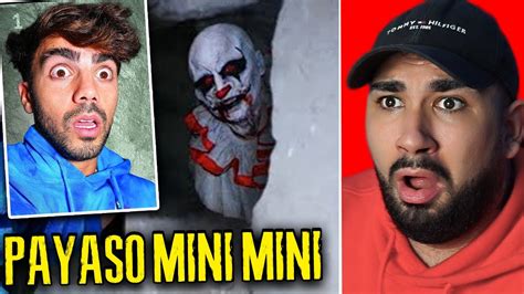 FEDE VIGEVANI Y EL PAYASO MINI MINI GRABA EL TUNEL DE SU CASA TODA