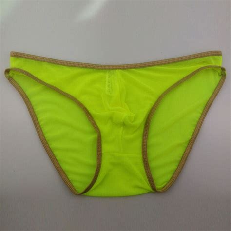 Sexy Herren Slips Knicker Unterwäsche Höschen G String Durchsichtig