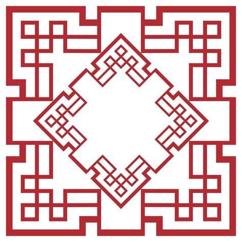 art décoratif de cadre de frontière chinoise traditionnelle cadre d