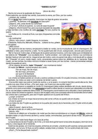 Warma kuyay amor de niño PDF