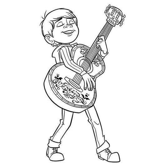 Coco Coloring Pages 1 Coloring Pages Disney Coloring Pages Coloring
