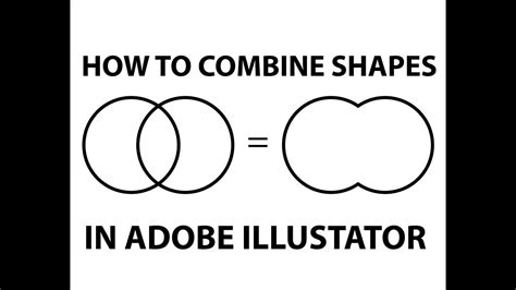 how to combine objects and shapes in adobe illustrator youtube
