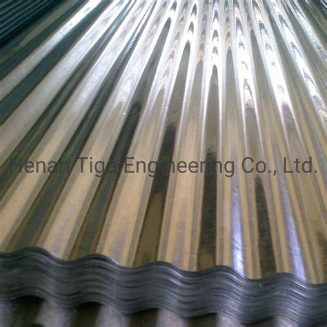 High End Bhushan Bwg Galvanised Corrugated Metal Roofing Sheet