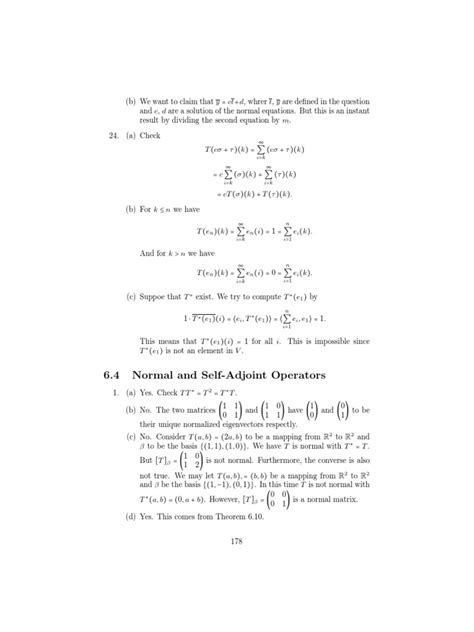 6 4 normal and self adjoint operators pdf eigenvalues and eigenvectors matrix theory