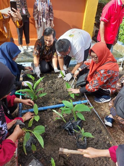 Tanam Jahe Dan Sereh Untuk Tingkatkan Kesehatan Warga Flat Kenari