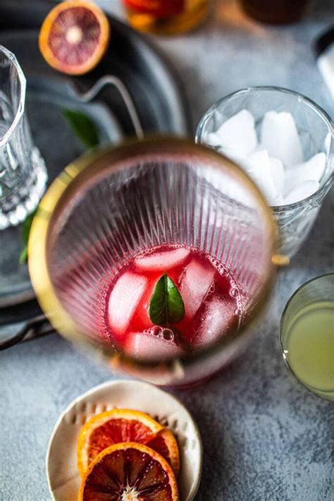 Tanqueray Seville Orange Gin Cocktail With Blood Orange Simply Suwanee