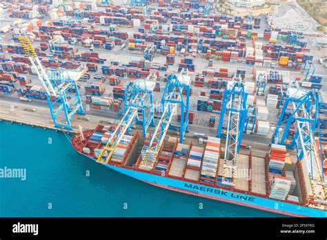 Maersk Global Transport And Logistics Hi Res Stock Photography And