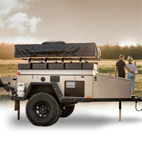 Ecocampor New Tiny Small Offroad Teardrop Camper Trailer With Kitchen