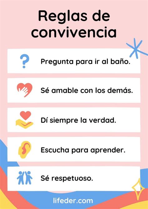 Reglas de convivencia qué son características para qué sirven ejemplos