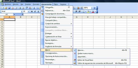 acceder a la ficha de programador en excel 2003 excel avanzado