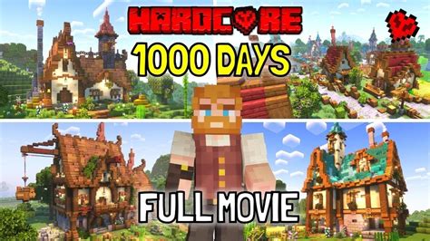 I Survived Days In Hardcore Minecraft Full Movie Youtube